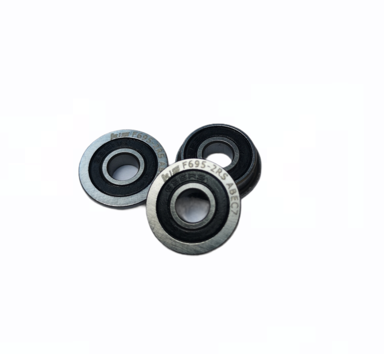 KiS-3d - Flanged ball bearing F695-2RS ABEC7
